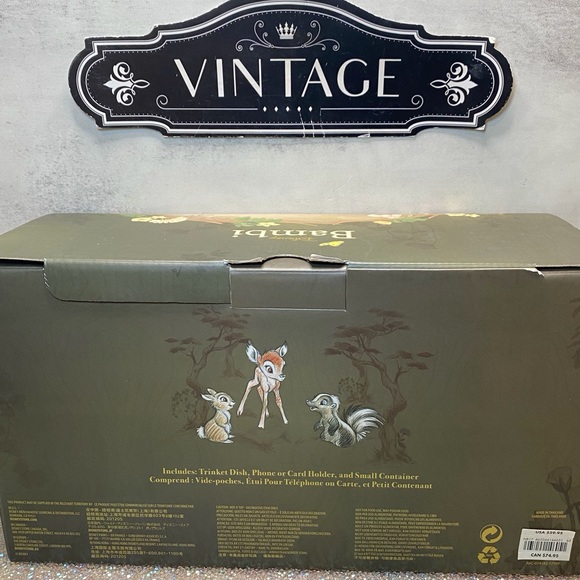 Disney | Storage & Organization | Vintage Disney Store Bambi 75th ...